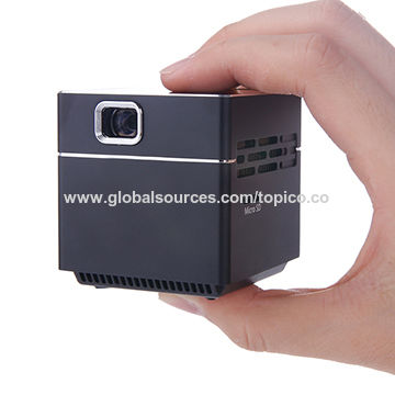 Wireless Cube Projector Pro, 100lumens/airplay/miracast/windows/micro ...