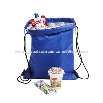 Buy Wholesale China 210d Or 190t Polyester, Insulated Drawstring Bag ...