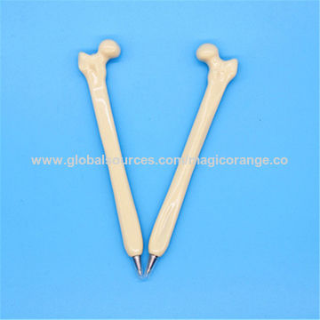 Buy Wholesale China Novelty Bone Plastic Ballpoint Pen, Rollerball Pen ...