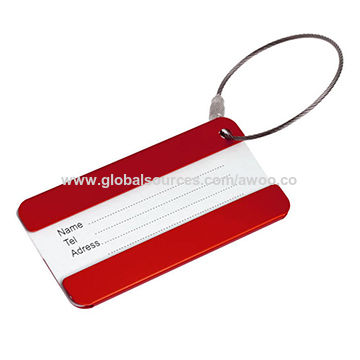 Buy Wholesale China Personalized Aluminium Luggage Tags Suitcase ...