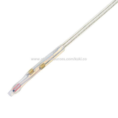 NTC temperature sensor with PTFE (within the PFA) double- shrink tube ...