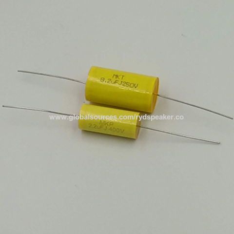 China Axial-Type metallized polyester film capacitors ,film caps on ...