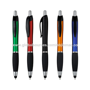 Buy Wholesale China Touch Pens, Durable Grip Stylus On Tip Company Logo ...
