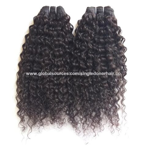 Buy Wholesale India Peruvian Steam Curly Hair, Cuticle Aligned Single ...