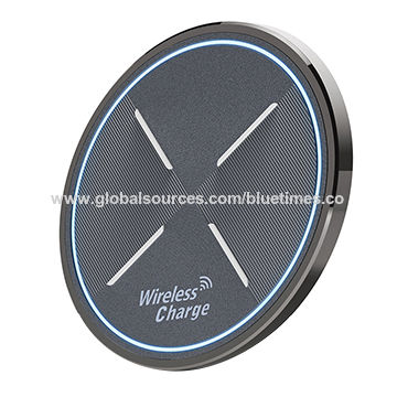 Buy Wholesale China Qi Certified Wireless Charger 10w With Led ...