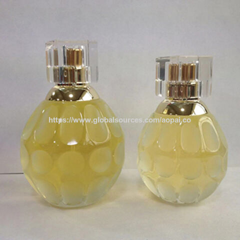 China 50ml perfume bottle,glass perfume bottle with Surlyn cap,round ...