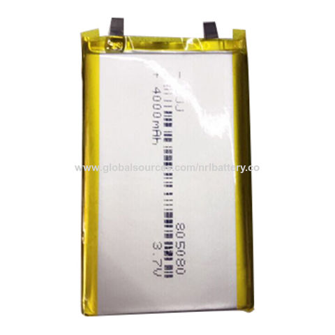 Buy Wholesale China Lithium Polymer Battery 805080 3.7v 4000mah Battery ...