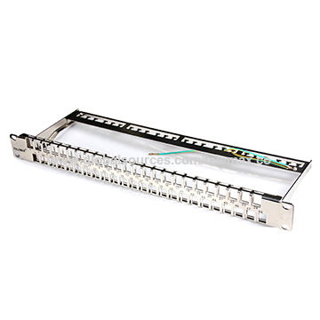 China 1U 19'' 48 ports UTP/FTP Blank patch panel/Empty patch panel ...