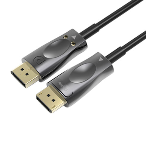 China Displayport 1.4a fiber optic cable 4K/8K/60Hz support,AOC DP1.4 ...