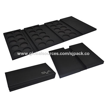 Buy Wholesale China Black Empty Foldable Compact Powder Case & Empty ...