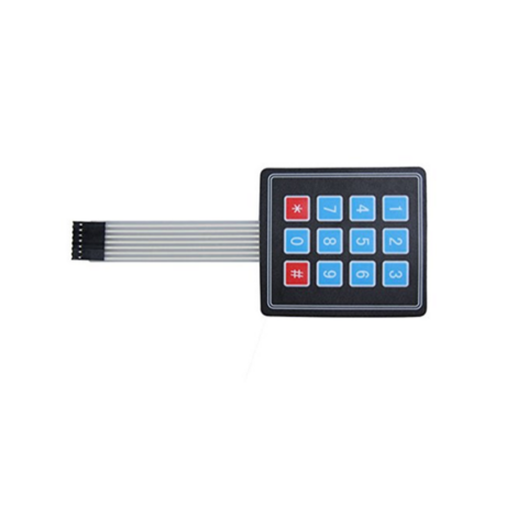 Hot sale 4 x 3 Matrix Array membrane switches 12 Key Membrane Keypad Keyboard for Arduino AVR ...