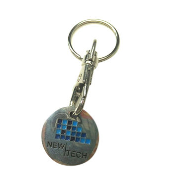 Buy Wholesale China Promotional Cheap Metal Shopping Cart Coin Keychain ...