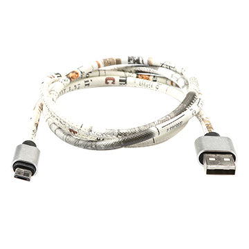 Buy Wholesale China Leather Colorful Changeable Usb Cable For Data Sync ...