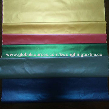 Buy Wholesale China 100% Polyester Pongee With Two Tone Transfer Pu ...