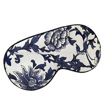 Buy Wholesale China Silk Eyeshade Embroider Design Customization 19mm ...