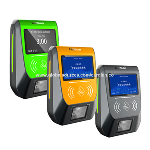 China Android bus POS validtaor with NFC and barcode scanner for city ...
