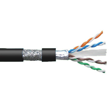 SFTP CAT6 Cable 4Pair 0.57mm Pure Copper Cable,250MHZ/350MHZ/500MHZ ...