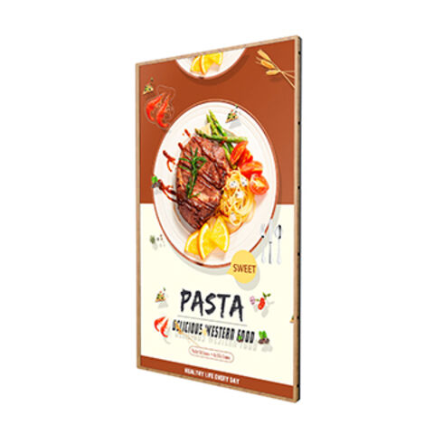 Wall Or Hanging Digital Menu.for Restaurant Lcd Display Solution ...