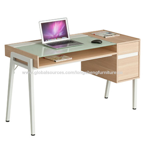 MDF Multifunction Computer Desk with Drawers, Computer desk ...