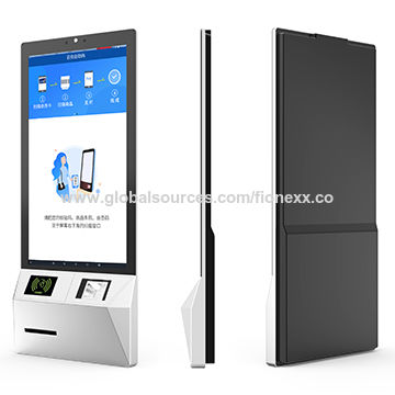 24inch Automatic Ordering Self Service Touch Screen Payment Kiosk With ...