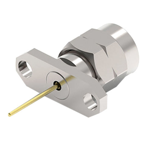50GHz, 2.4mm Male Straight Waveguide Launch Connector, 2-Hole Flange ...