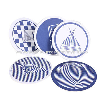 Buy Wholesale China Round Absorbent Paper Custom Coffee Coasters With ...