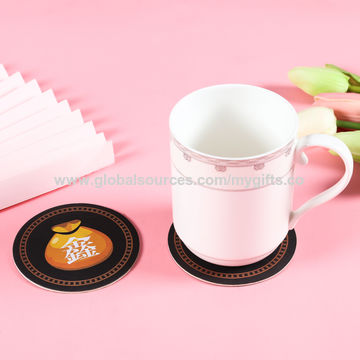 Buy Wholesale China Round Wholesale Absorbent Paper Coffee Coasters ...