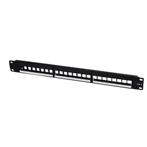 GoreLink Modular Cat.6 Patch Panels, 24Port,with cable bar, Modular ...
