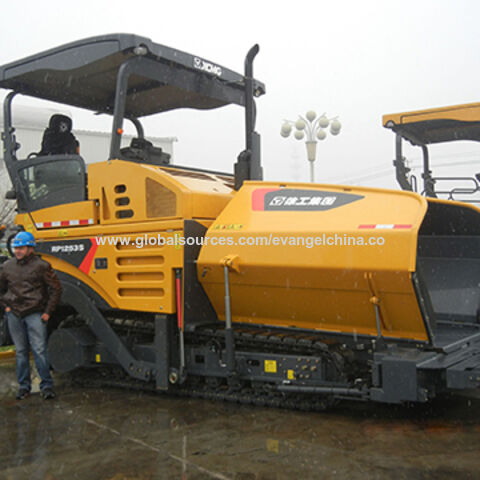 ChinaAsphalt paver machine, 12m width asphalt paver spare parts RP1253S ...