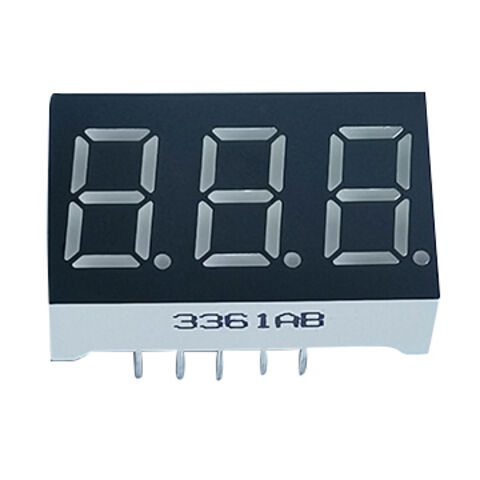 Buy Wholesale China Blue Common Cathode Three-digit 7-segment Led ...