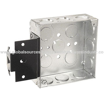 Buy Wholesale China American Knockout Box, 4" Square Drawn Junction Box ...