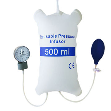 China Clinics pressure infusion bag reusable infusion cuff 500ML on ...