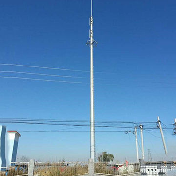 30 meter GSM self supporting radio antenna wifi communication tower ...
