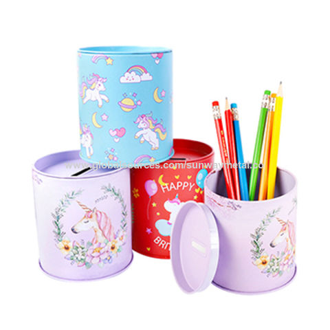 Buy Wholesale China Metal Coin Tin Box Or Pen Container It's Can Open ...