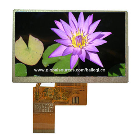 480X272 24-bit RGB Interface 4.3-inch Small LCD Touch Screen Optional ...