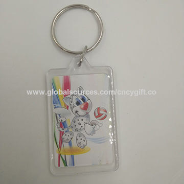 Buy Wholesale China Customized Oem Promotional Plastic Acrylic Keychain ...