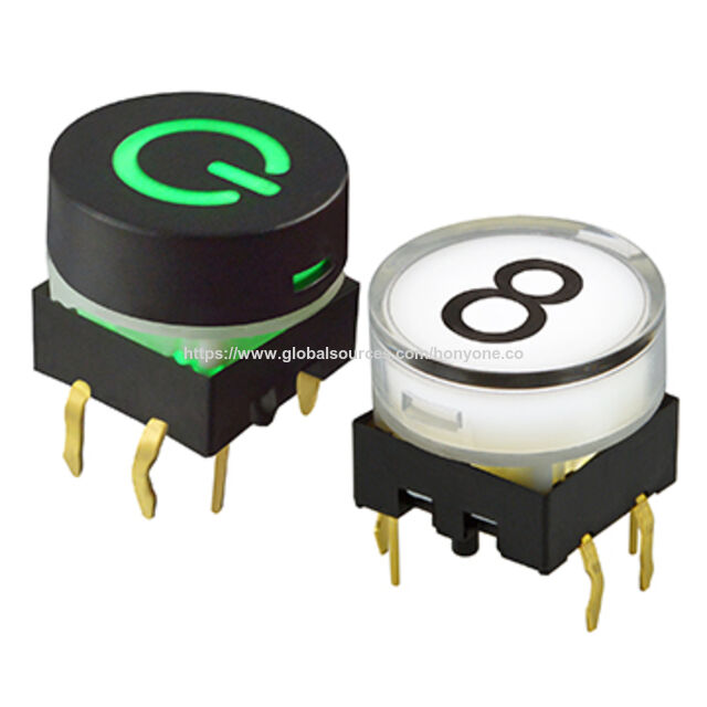 Bulk Buy China Wholesale Honyone 12*12mm Momentary(spst) Led Push ...