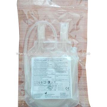 Sterile single blood bag 150ml for cord blood transfusion, Single blood ...
