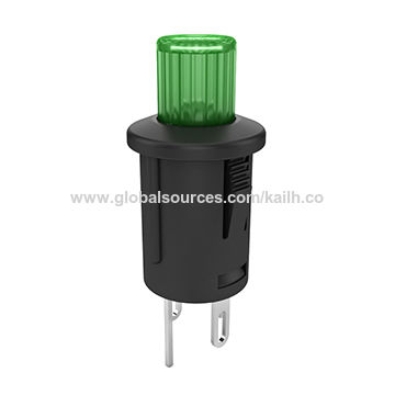 China KaiIh lluminated Pushbutton Switches, self-Lock, with yellow and green LED on Global ...