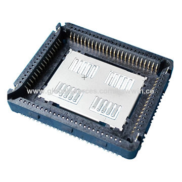 Buy Wholesale China Ic Socket, Plcc, 1.27mm, 80 Pins, Smd & Ic Socket ...