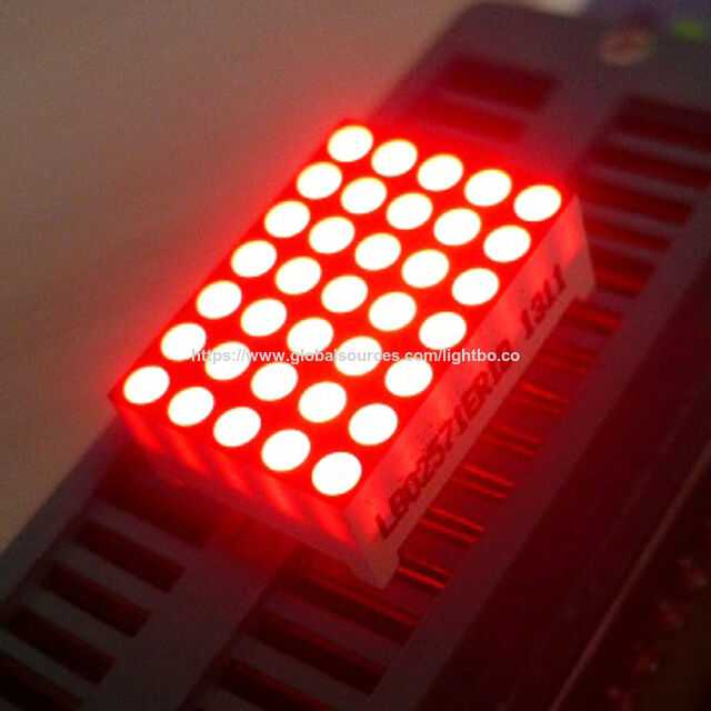 Buy Wholesale China Red 5 X 7 Dot-matrix Led Display 1.9mm, Used For ...