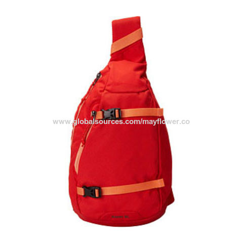 ChinaPolyester sling backpack, S-shaped shoulder straps, available in ...