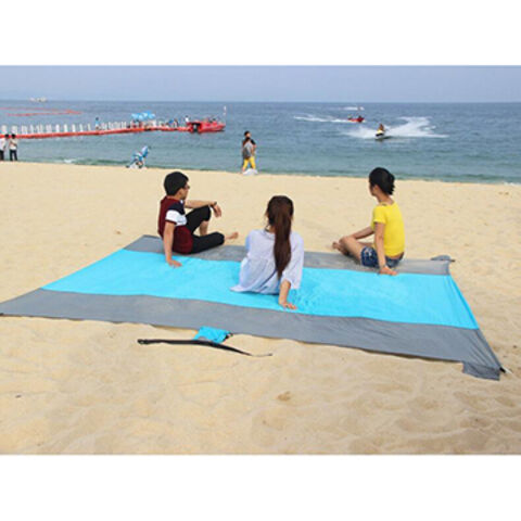 Buy Wholesale China Portable Waterproof Beach Mat With Sand Pocket,oem ...