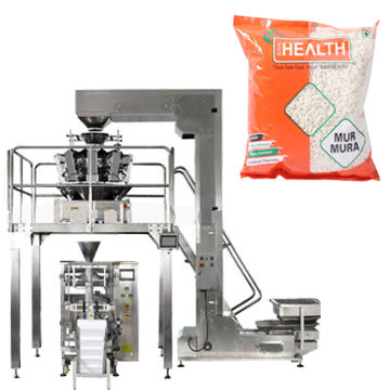 Rice Puff Packing Machine, Puff Granule Weighing and Packaging Machine ...