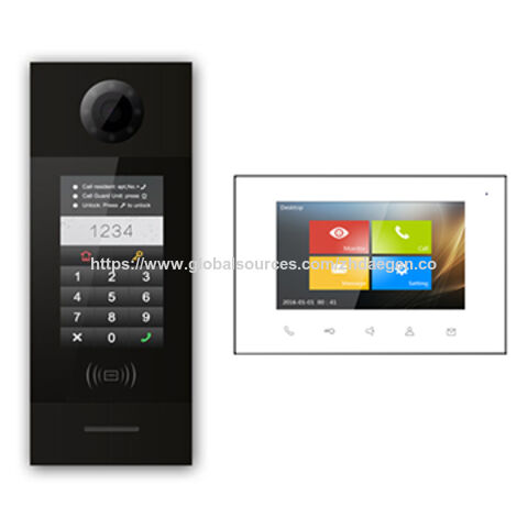 Smart home face recognition android IP video intercom system support ...