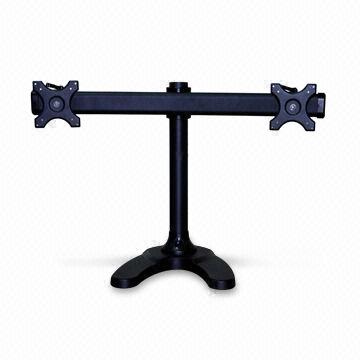 Buy Wholesale Taiwan Curved Dual Lcd Stand With Weighted Metal Base ...