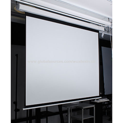 Buy Wholesale China 120" 4:3 Electric Motorized Projection Screen, Four ...