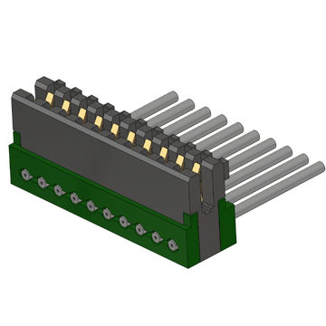 2.5mm Single Row Card Edge Idc Connector Ribbon Cable Assembly Made In ...