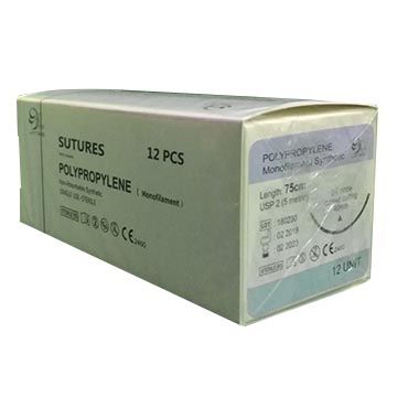 Synthetic Non-absorbable Braided Monofilament Sutures Polypropylene (pm ...
