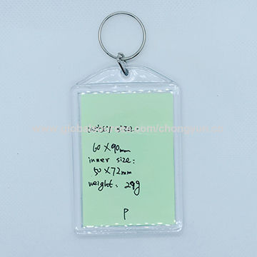 Bulk Buy China Wholesale Photo Keychain, Large Keychain To Insert ...
